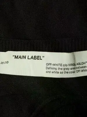 Off-White Logo-strap Fitted Dress