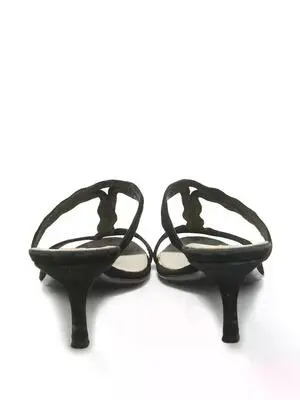 Prada Suede Slip-on Sandals