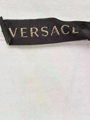 Versace Logo Print Cotton T-shirt