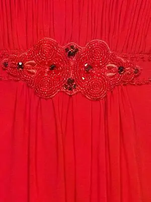 Jenny Packham Halterneck Embellished Maxi Dress