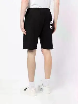 Off-White Single Arrow Cotton Track Shorts