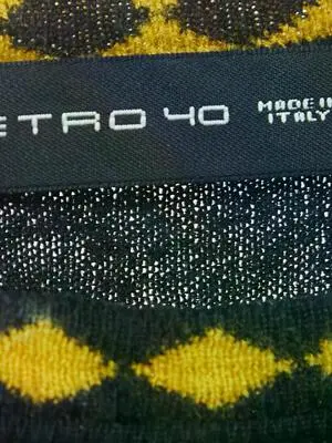 Etro Geometric Pattern Long Sleeve Top