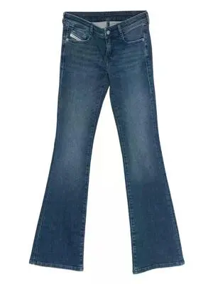 DIESEL® Cotton Flared Jeans - Blue