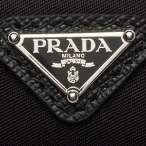 Prada Re-nylon Logo Hair Clip