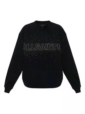 ALLSAINTS Sprinkle Logo Embellished Sweatshirt - Black
