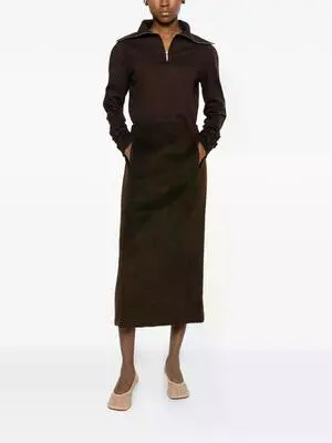 ENTIRE STUDIOS Half-zip Sweatshirt - Brown