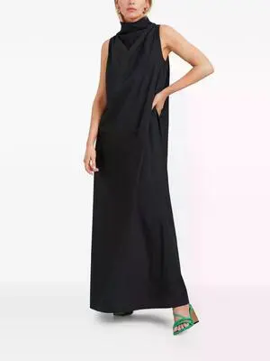 MARCELLA Minna High-neck Maxi Dress - Black