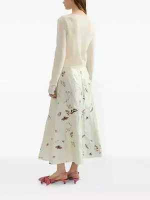 Erdem Embellished Crew-neck Cardigan