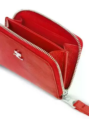 COURREGES Zipped Compact Wallet - Red