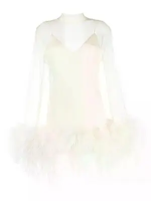 Taller Marmo Feathered Cocktail Dresses