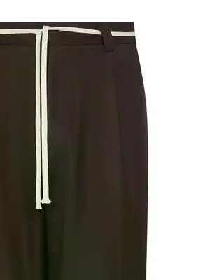 STATE OF ORDER Drawstring Trousers - Brown