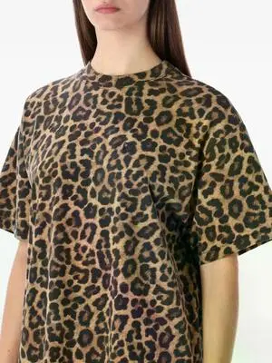 ANINE BING Beth Leopard-print Mini Dress