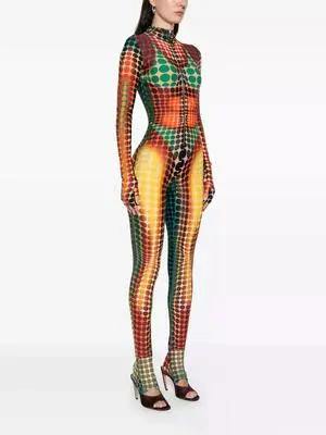 JEAN PAUL GAULTIER All-in-one With Dotted Pattern - Orange