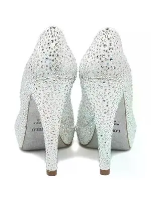 LORIBLU Crystal-embellished Pumps