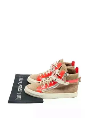 GIUSEPPE ZANOTTI Suede High Top Sneakers