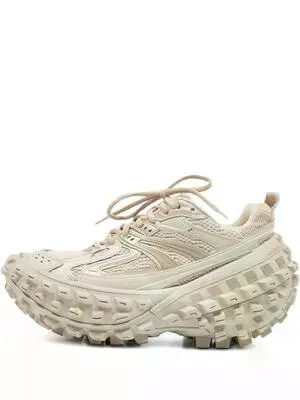 Balenciaga Beige Faux-leather Chunky Sole Sneakers