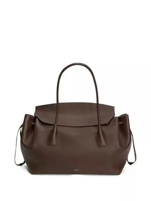 JIL SANDER Grained Leather Voyage Handbag - Brown