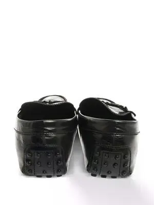 TOD'S Double-t Loafers With Metallic Embellishment