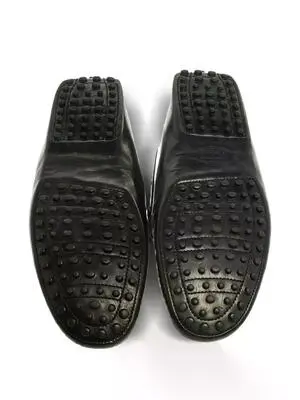 TOD'S Double-t Loafers With Metallic Embellishment