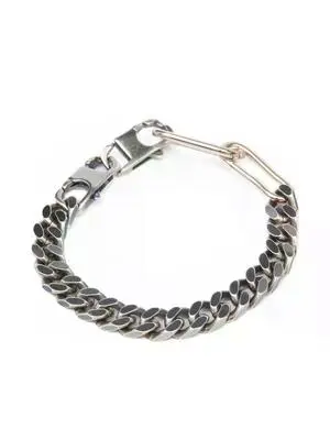 MAISON MARGIELA Burnished Chain Link Bracelet - Silver