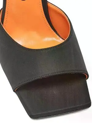 Attico 2024 Devon Mules - Black