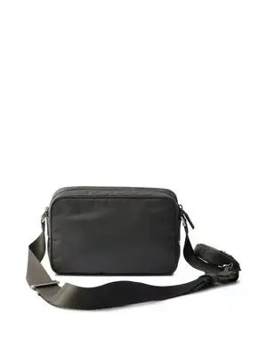 Prada Zip Pouch Woven Strap Shoulder Bag