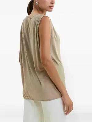 MARCELLA Greenwich Village Gathered Blouse - Neutrals