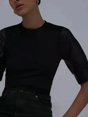 MARCELLA Trove Puff-sleeve Top
