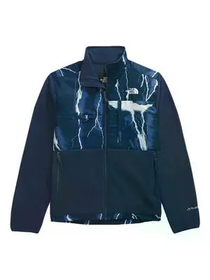 The North Face Denali Lightning Print Fleece Jacket - Blue