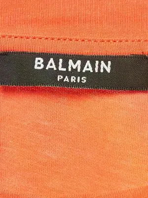 Balmain Logo Cropped Top