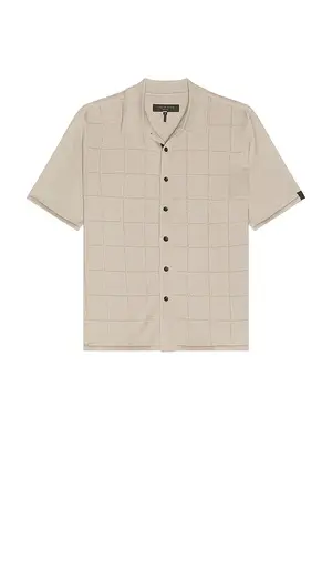 Rag & Bone Window Pane Dalton Knitted Shirt In . Also - Brown