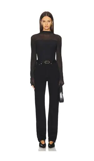 Rag & Bone Luca Double Layer Mock Neck Long Sleeve