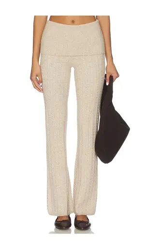 LOVERS AND FRIENDS Paulina Lounge Knit Pant - Beige