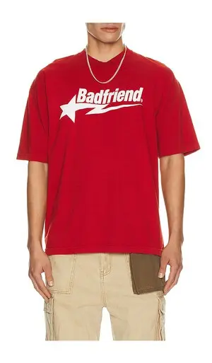 BADFRIEND Star Logo Tee In . Also