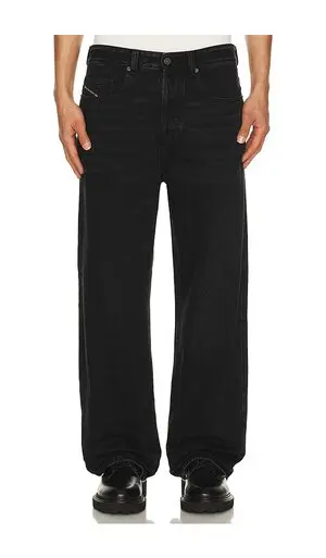 DIESEL® D-macro Relaxed Fit Jeans - Black