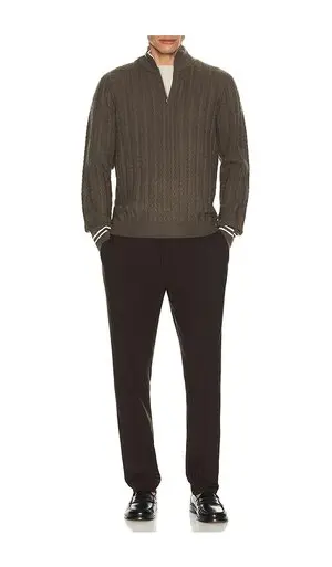 REISS Tuscano Quarter Zip Sweater