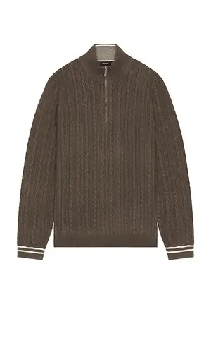 REISS Tuscano Quarter Zip Sweater
