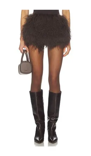 OW Thea Mini Skirt - Brown
