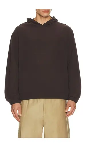 LE17SEPTEMBRE Waffle Knit Pullover Hoodie In . Also