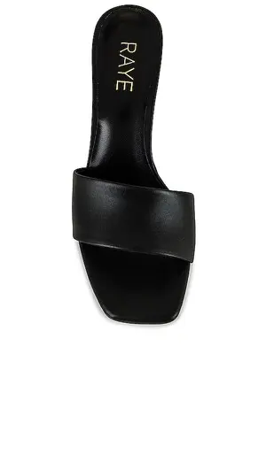 Raye Ali High Heel Mules - Black