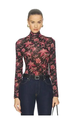 Ulla Johnson Aurelia Turtleneck Top - Black