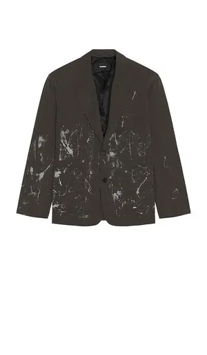 We11Done Painted Midweight Twill Blazer