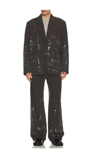 We11Done Painted Wide Leg Trousers
