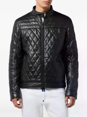Philipp Plein Quilted Zip-up Jacket