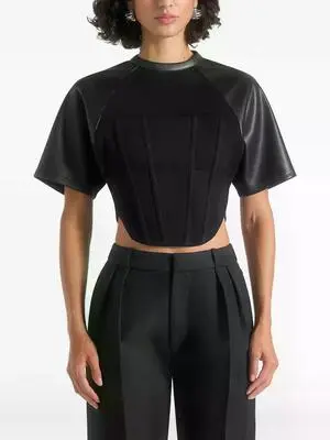 Manière De Voir Corset Detail T-shirt
