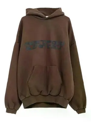 Fear Of God 90s Logo-print Hoodie - Brown