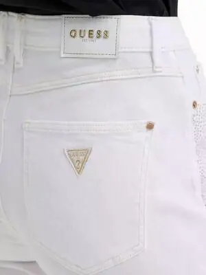 Guess Rhinestone Embellished Flared Jeans