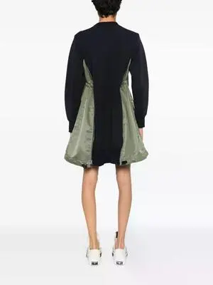 Sacai Paneled Mini Dress - Blue