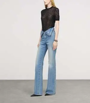Alexander McQueen Cotton-silk Lace Spider Top