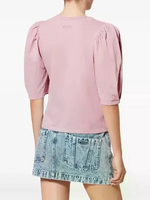 Isabel Marant Étoile Puff Sleeve Cotton T-shirt - Pink